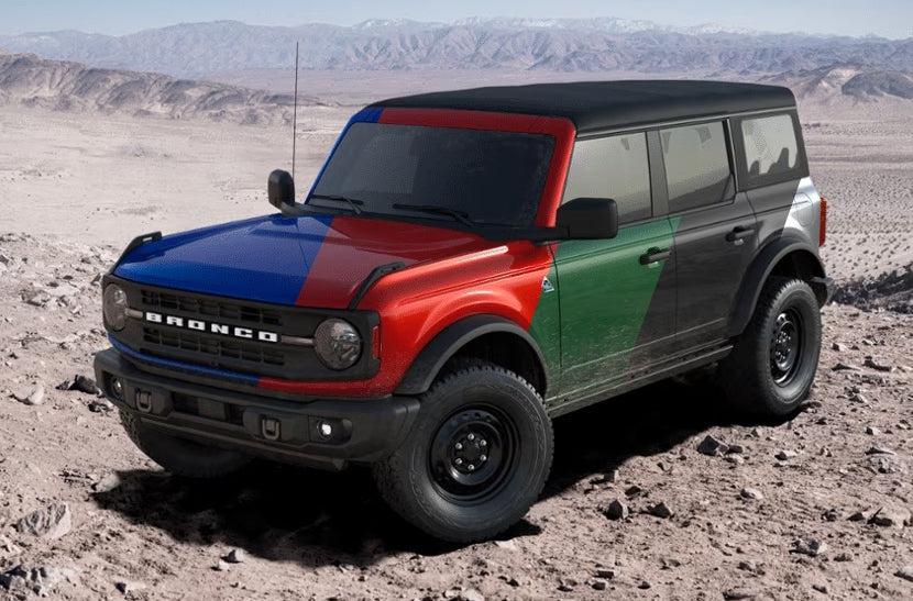 Ford Bronco Paint Colors
