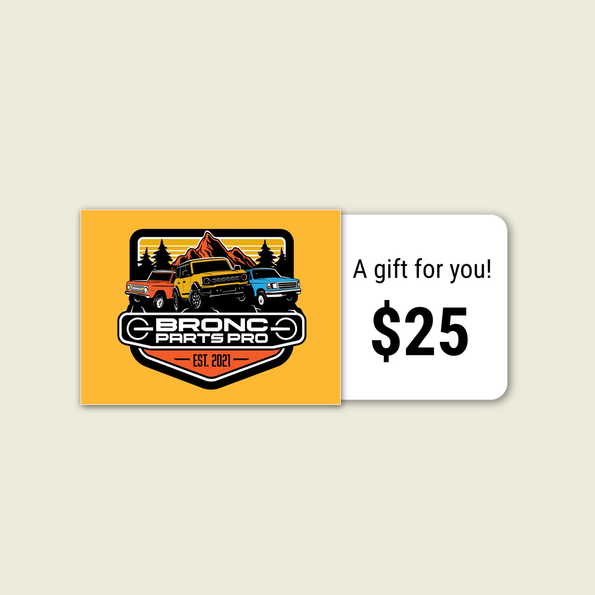 Bronc Parts Pro Gift Card